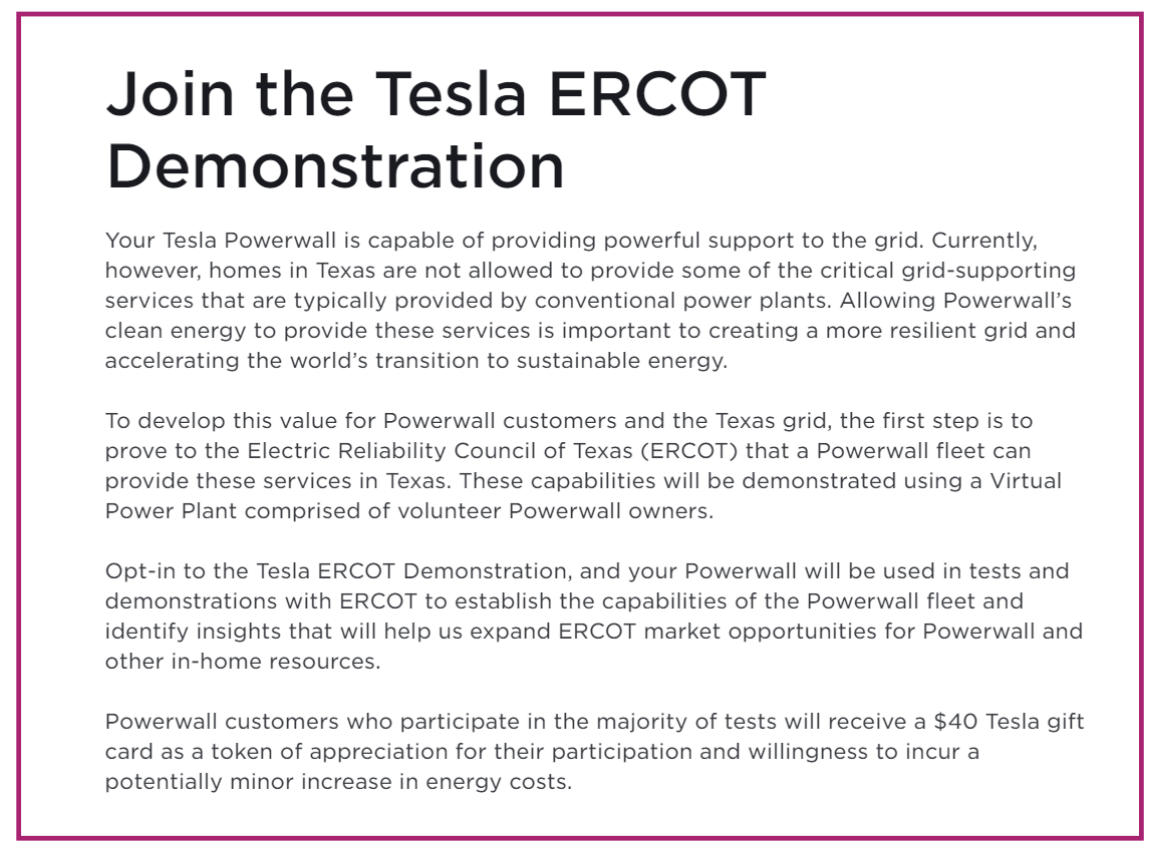 Texas’ ERCOT approved an Aggregated Distributed Energy Resource (DER ...